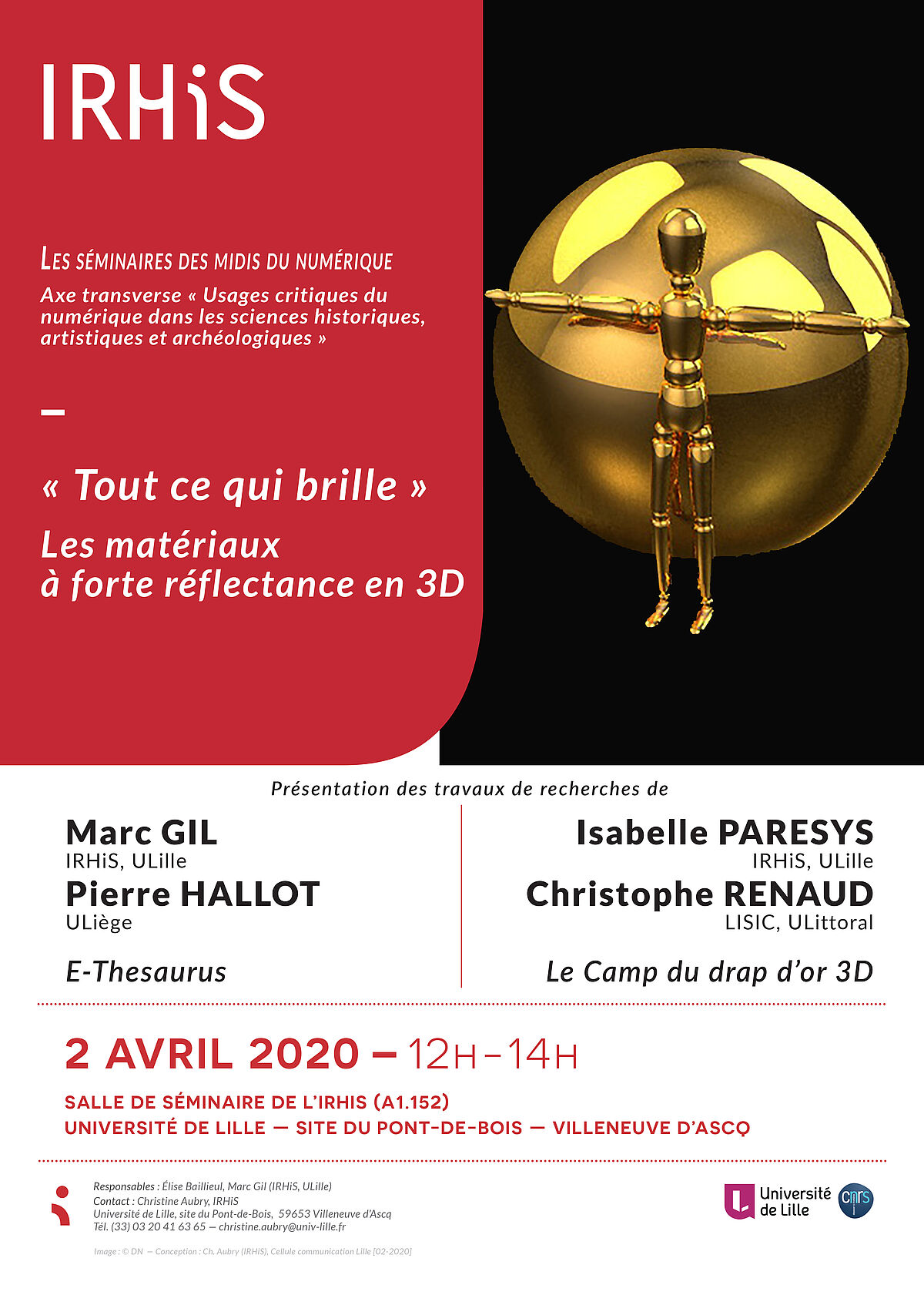 Séminaire reporté à une date ultérieure —— "Tout ce qui brille". Les ...