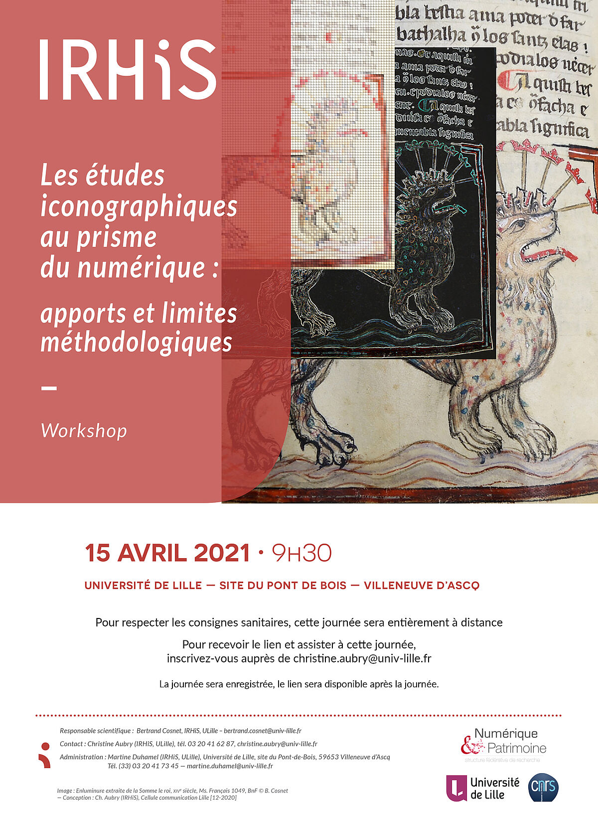 À DISTANCE — Workshop — "Les études iconographiques au prisme du ...