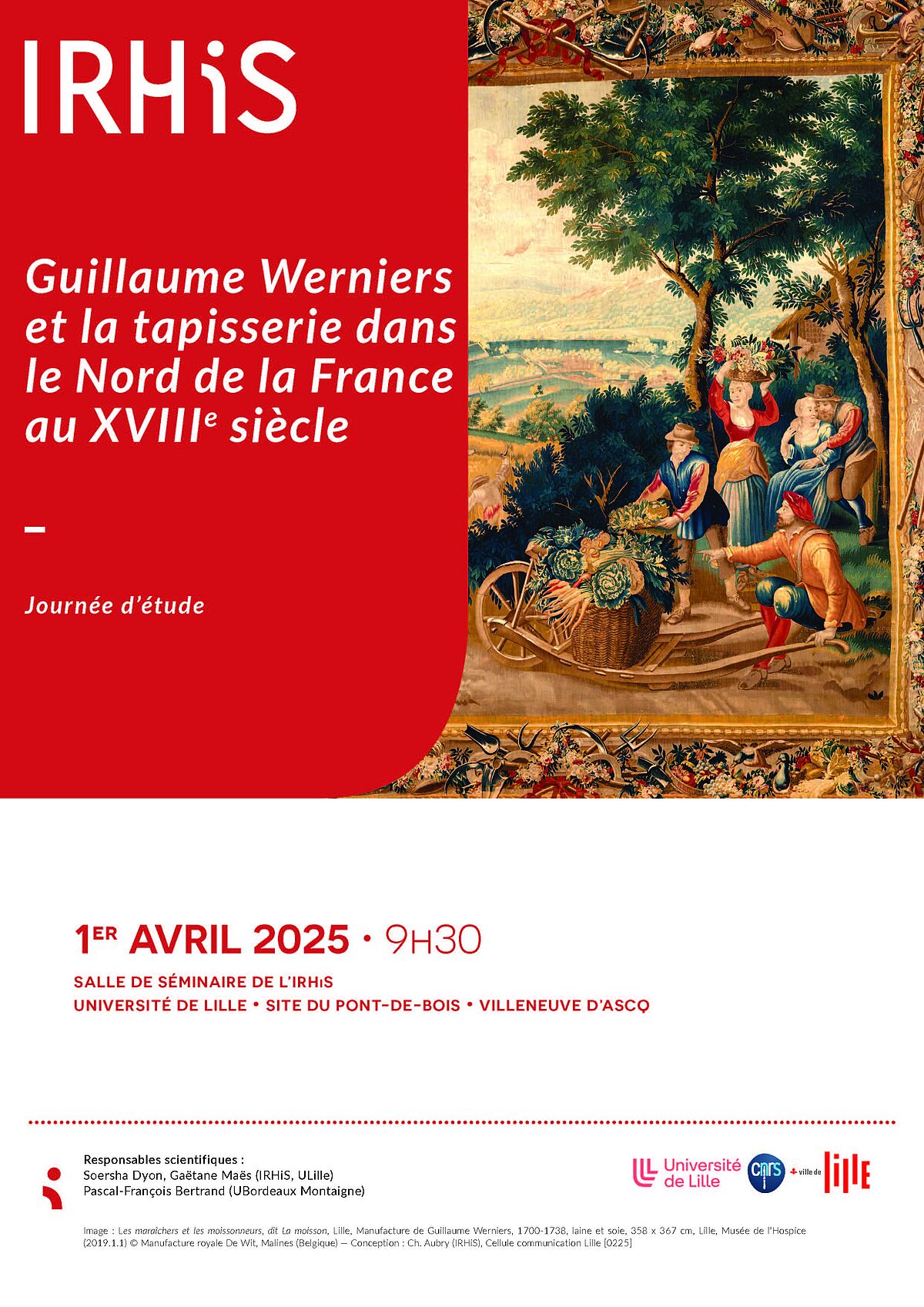 JE — "Guillaume Werniers et la tapisserie dans le Nord de la France au ...