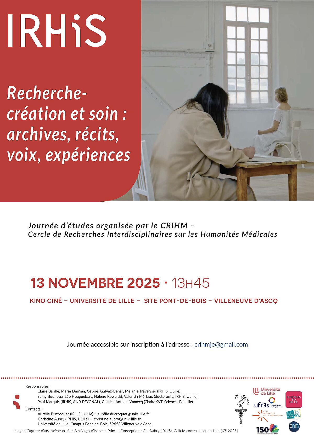 JE — "Recherche-création et soin : archives, récits, voix, expériences ...