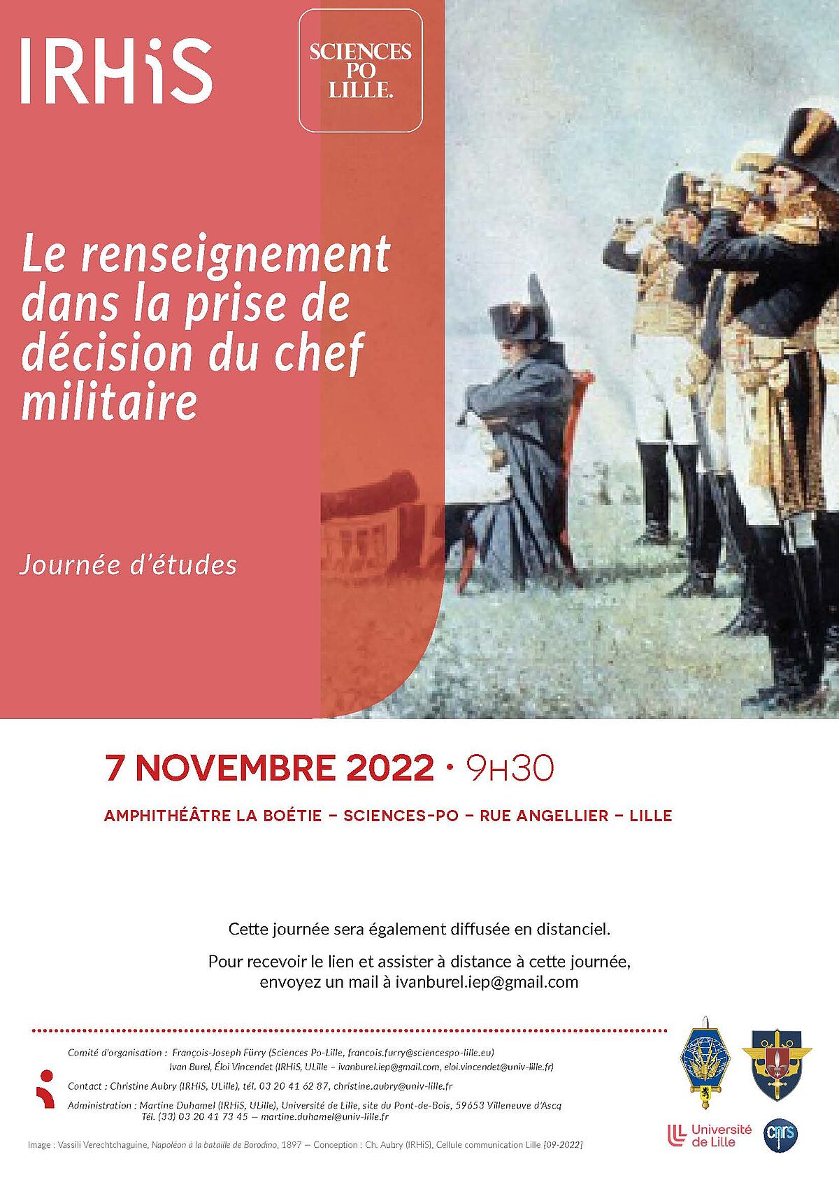 Journée d'études — "Le renseignement dans la prise de décision du chef ...