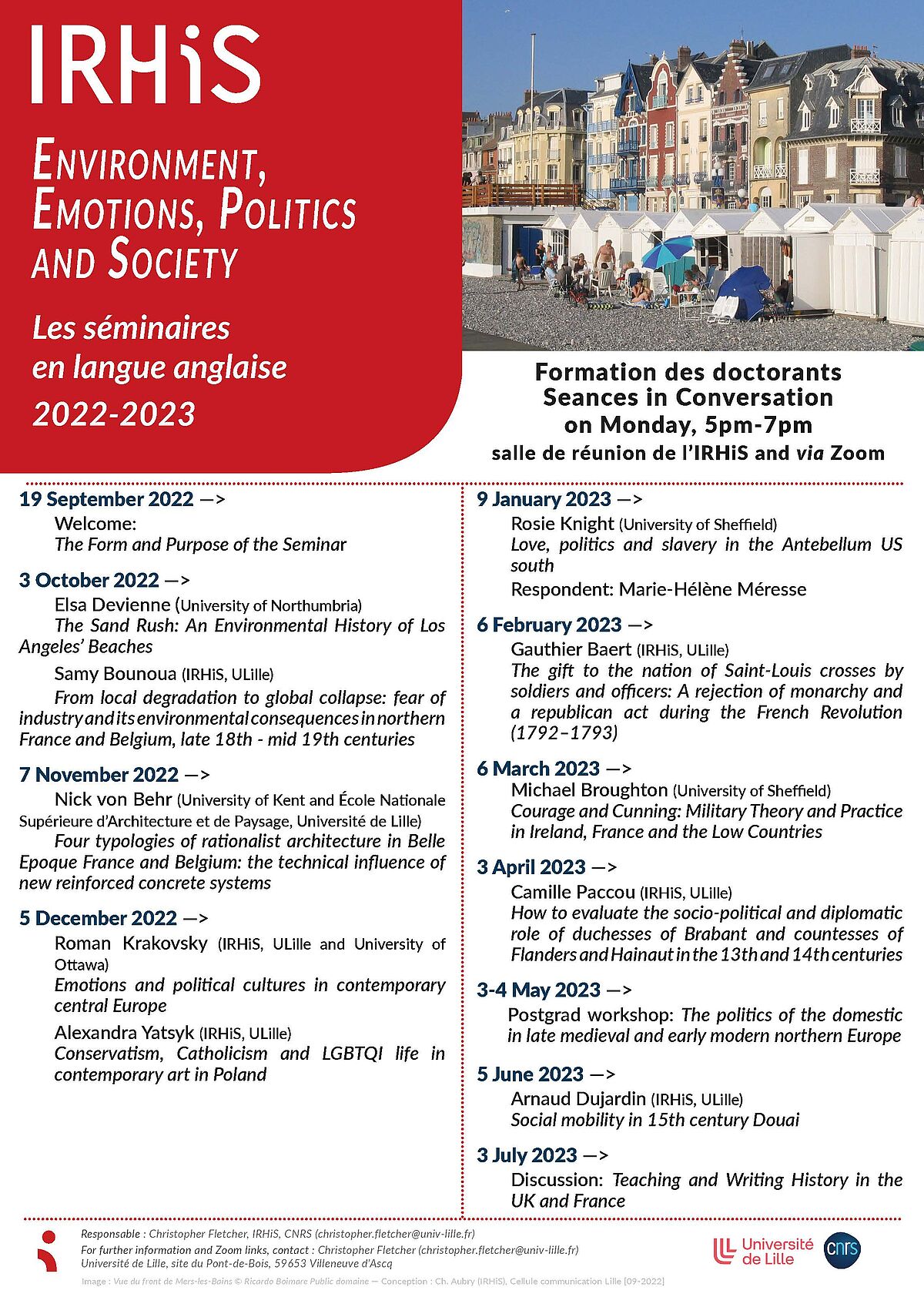 Séminaire en langue anglaise "Environment, Emotions, Politics and ...