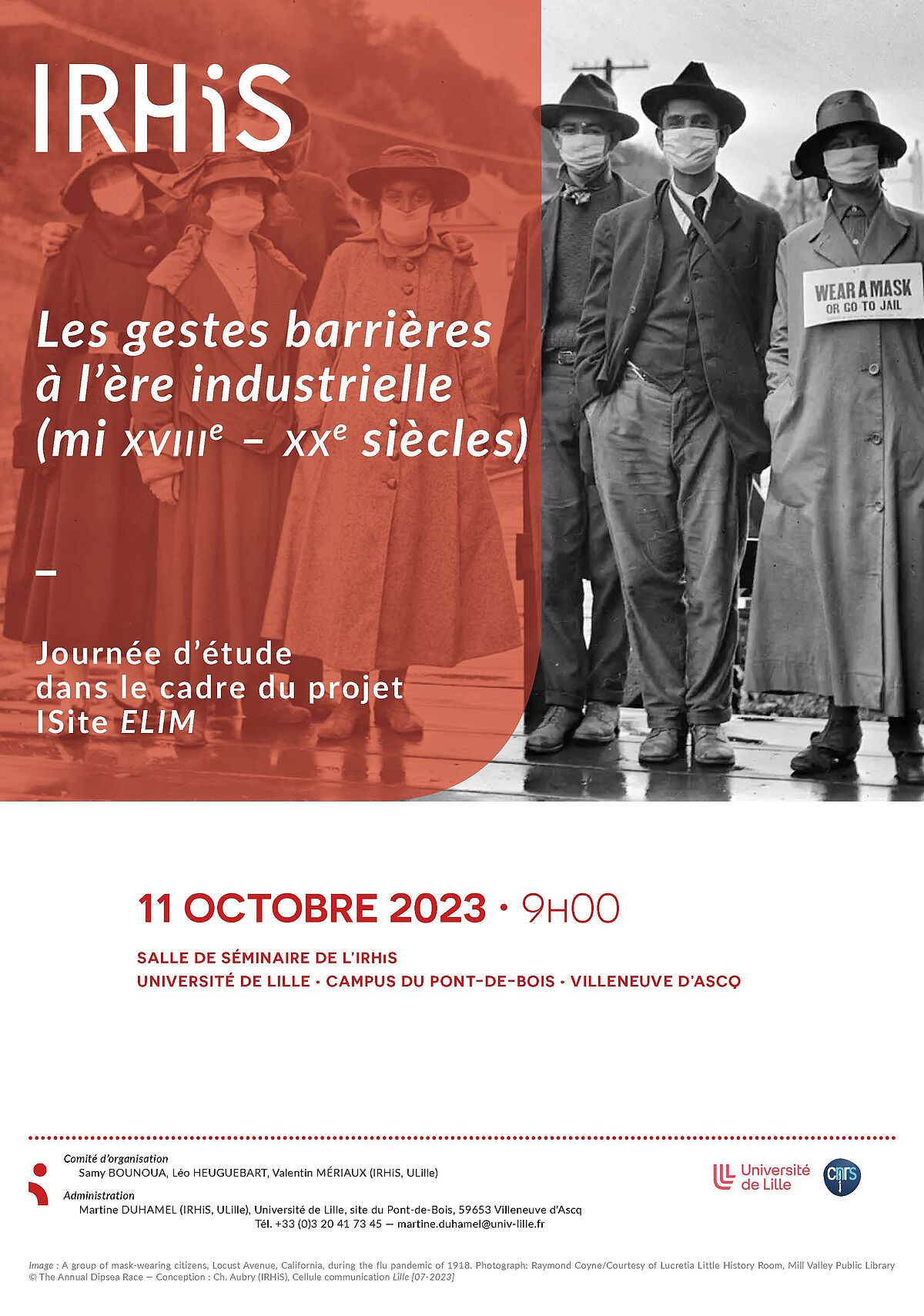 Journée d'étude — "Les gestes barrières à l'ère industrielle (mi XVIIIe ...